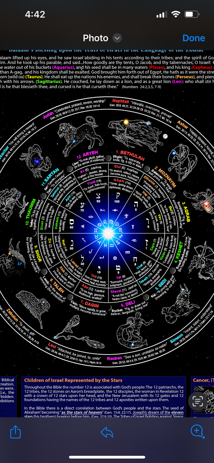 Store - Signs of the Hebrew Mazzaroth