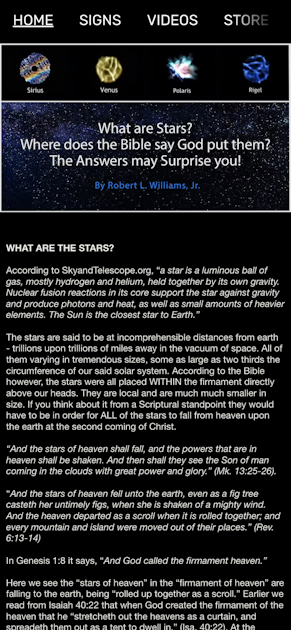 The Stars - Signs of the Hebrew Mazzaroth