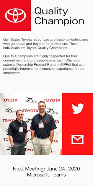 Toyota Quality Champions GST