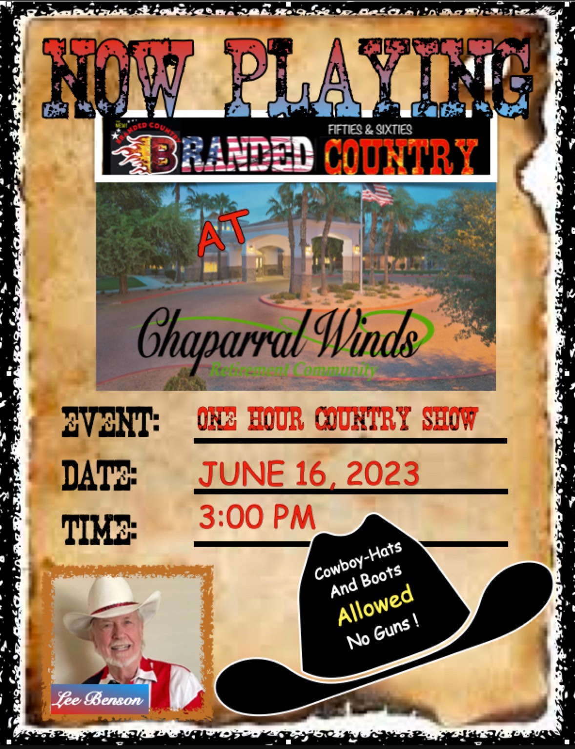 BRANDED COUNTRY / Lee Benson