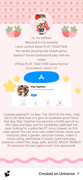 Sniffles’ Website!