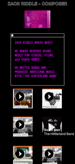 Zach Riddle Makes Music